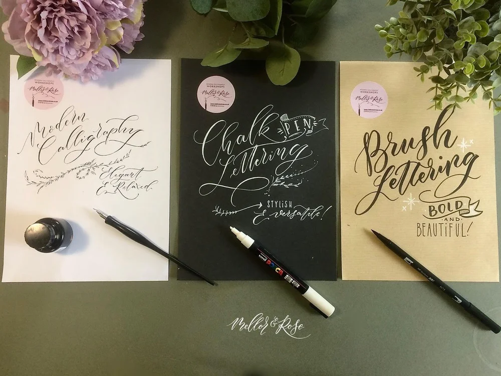 Modern Calligraphy - Chalk Lettering Workshop — LEAF
