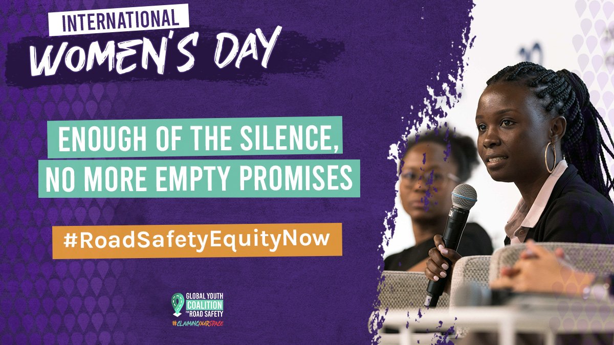 Enough of the silence, no more empty promises. Road Safety Equity Now ...