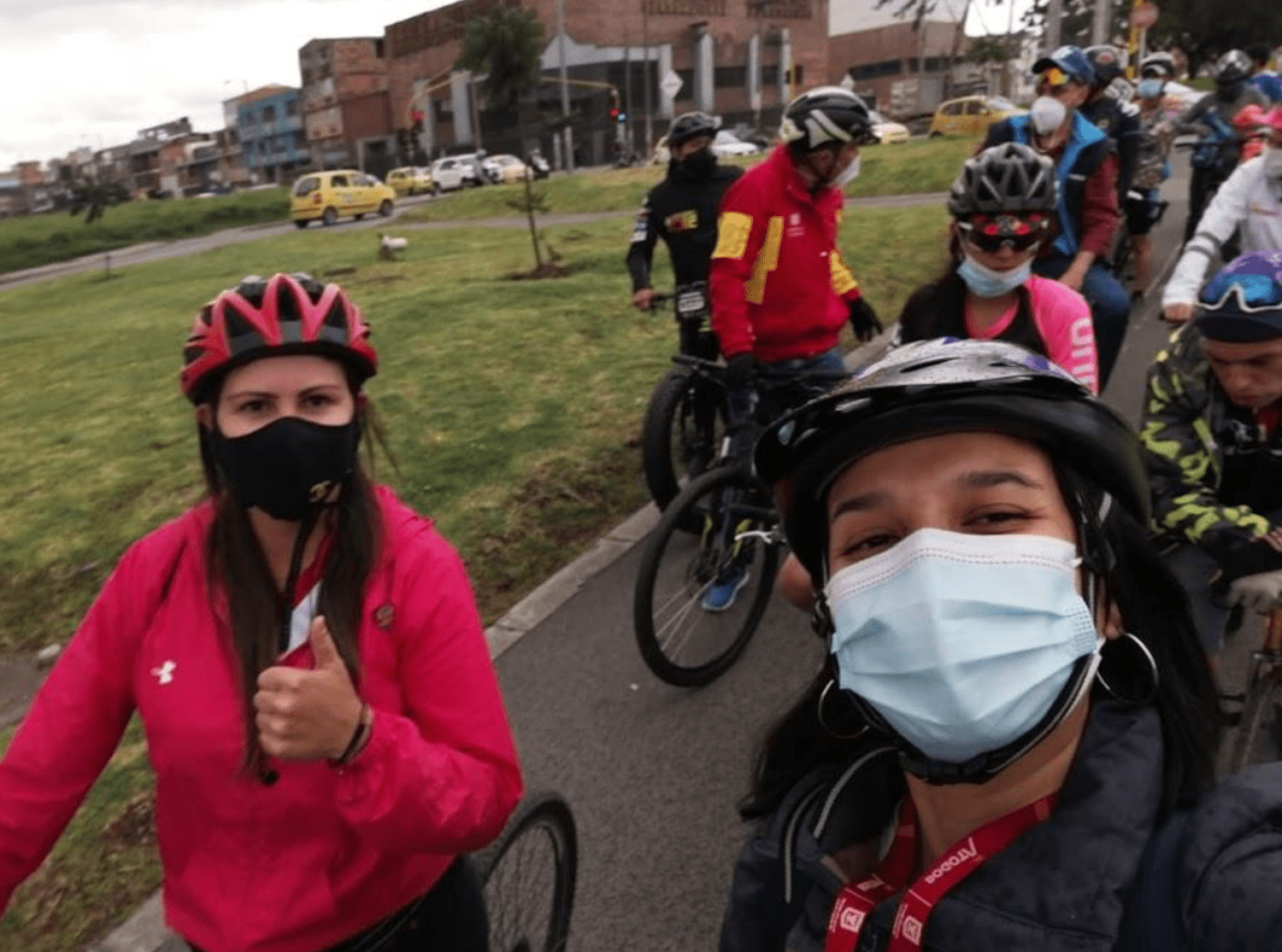 Young bicycle representatives in Bogota implement activities to promote ...