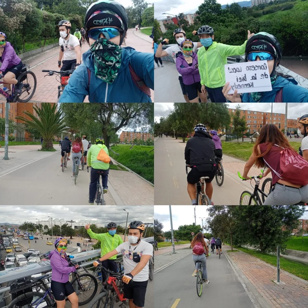 Young bicycle representatives in Bogota implement activities to promote ...