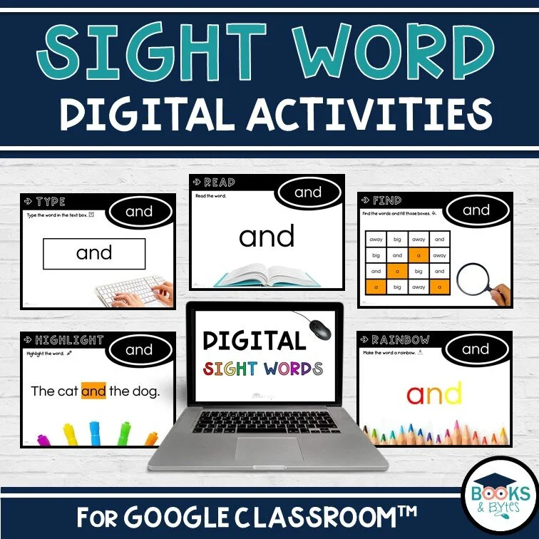 Dolch Sight Word Practice in Google Slides — Books & Bytes Canada