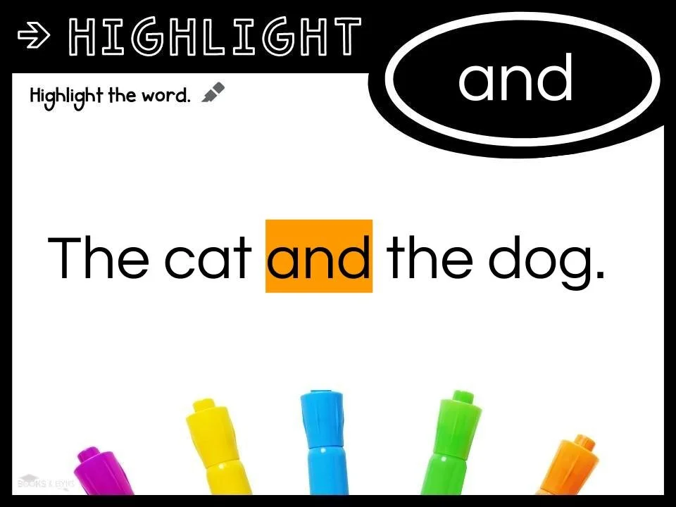 Dolch Sight Word Practice in Google Slides — Books & Bytes Canada