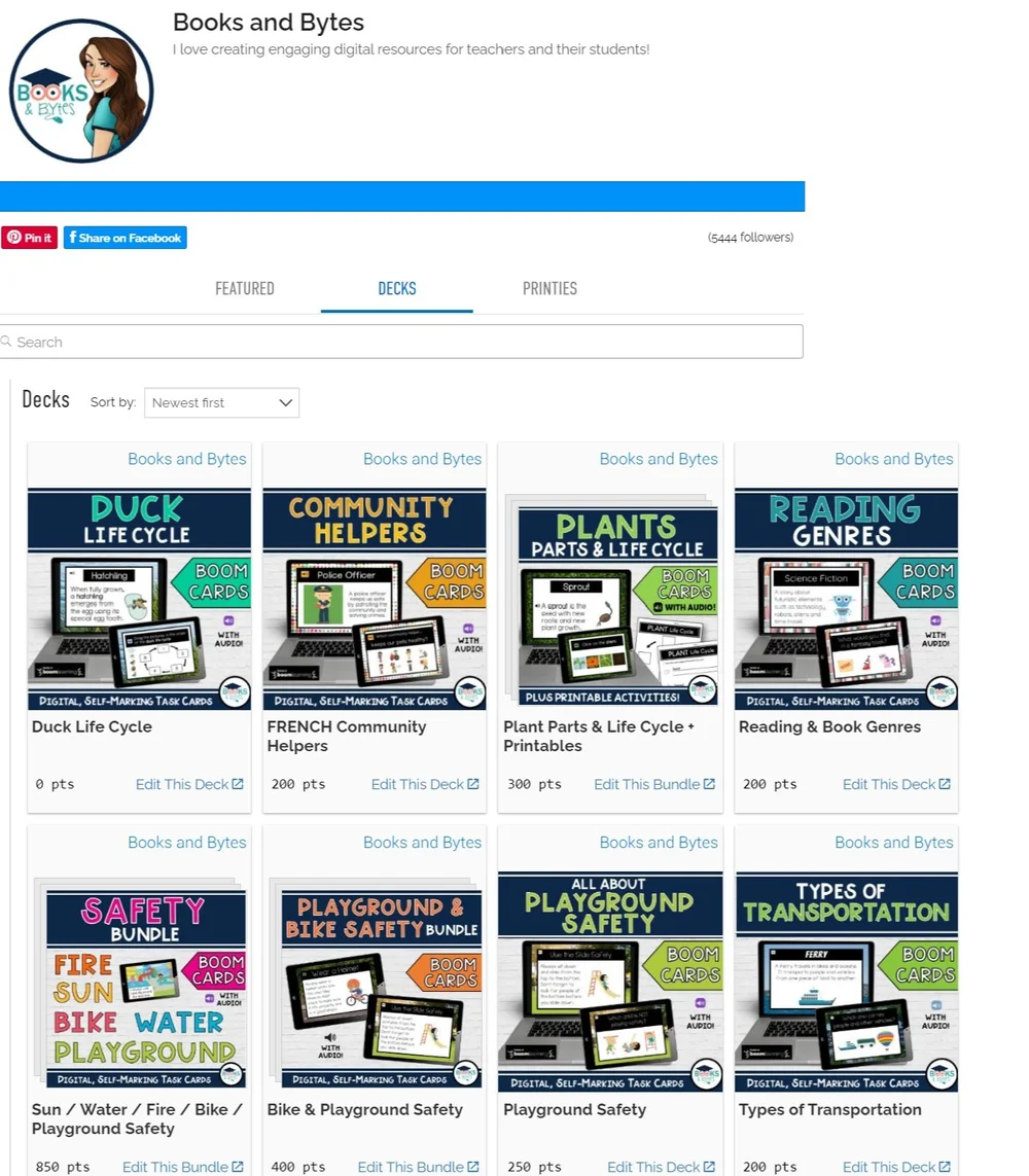 GET STARTED WITH BOOM CARDS IN YOUR CLASSROOM OR LIBRARY — Books ...