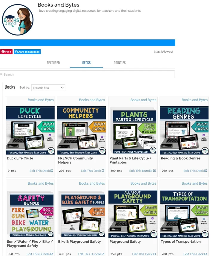 GET STARTED WITH BOOM CARDS IN YOUR CLASSROOM OR LIBRARY — Books ...