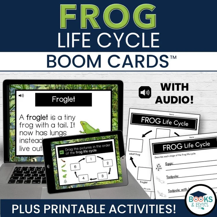 Book and lesson ideas about life cycle of a frog. — Books & Bytes Canada