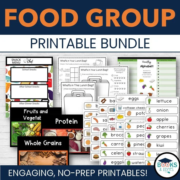 Nutrition Made Fun: Printable Food Group Activities for Kids — Books ...