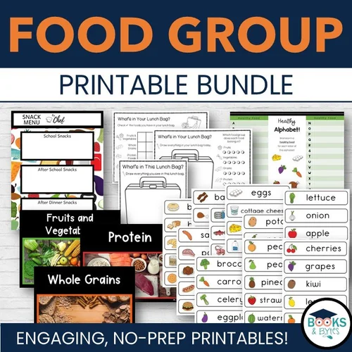 Nutrition Made Fun: Printable Food Group Activities for Kids — Books ...
