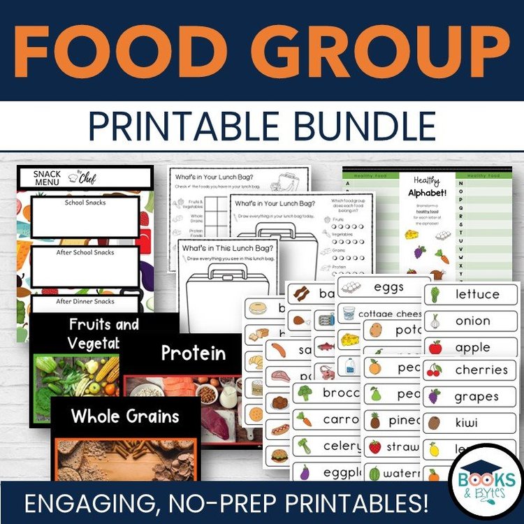 Nutrition Made Fun: Printable Food Group Activities for Kids — Books ...