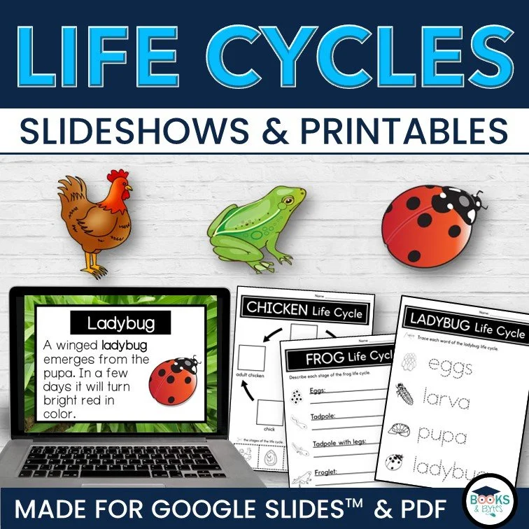 Book and lesson ideas about life cycle of a frog. — Books & Bytes Canada