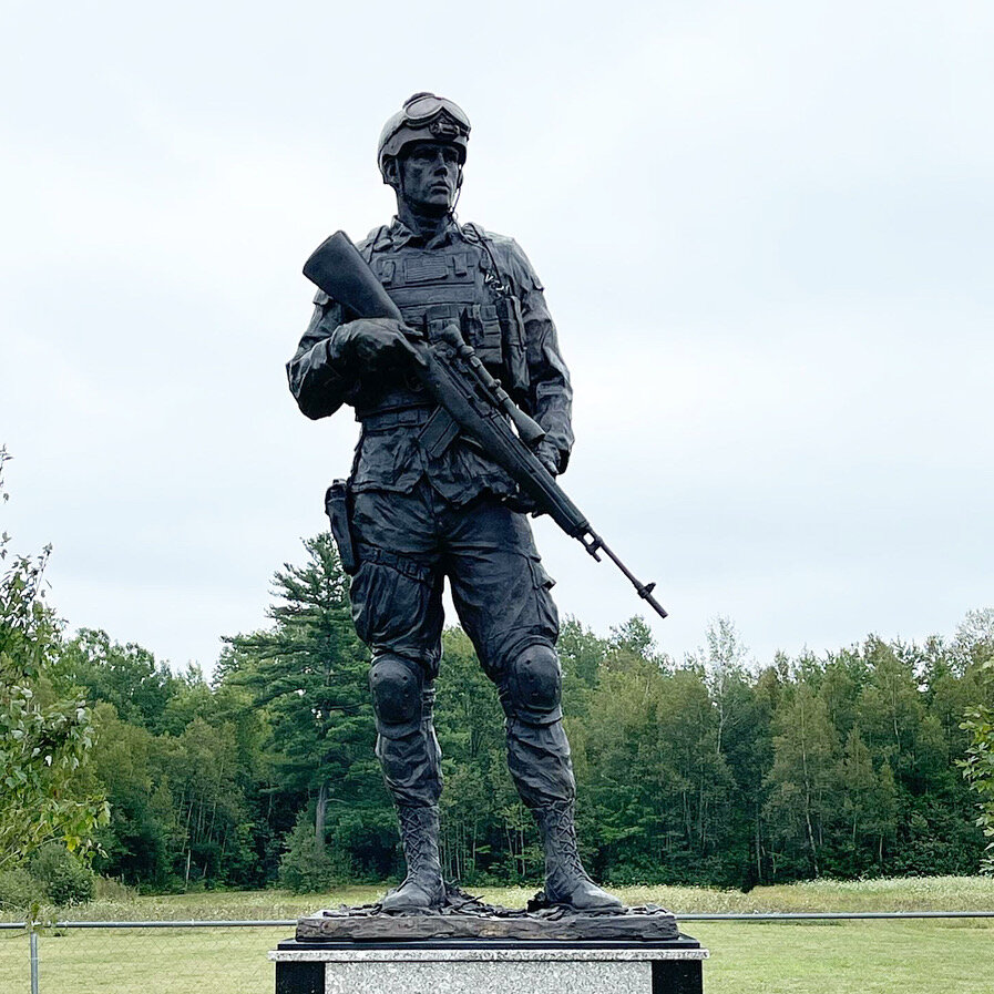 MSG GARY GORDON, MOH MEMORIAL : Lincoln, Maine — Fisher Sculpture MSG GARY GORDON, MOH MEMORIAL : Lincoln, Maine — Fisher Sculpture