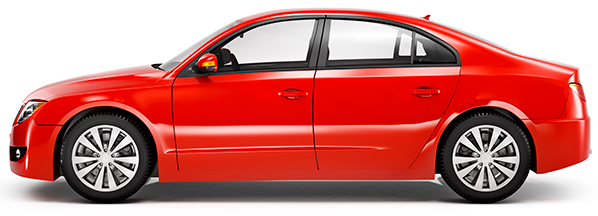 Red Car Side View Png
