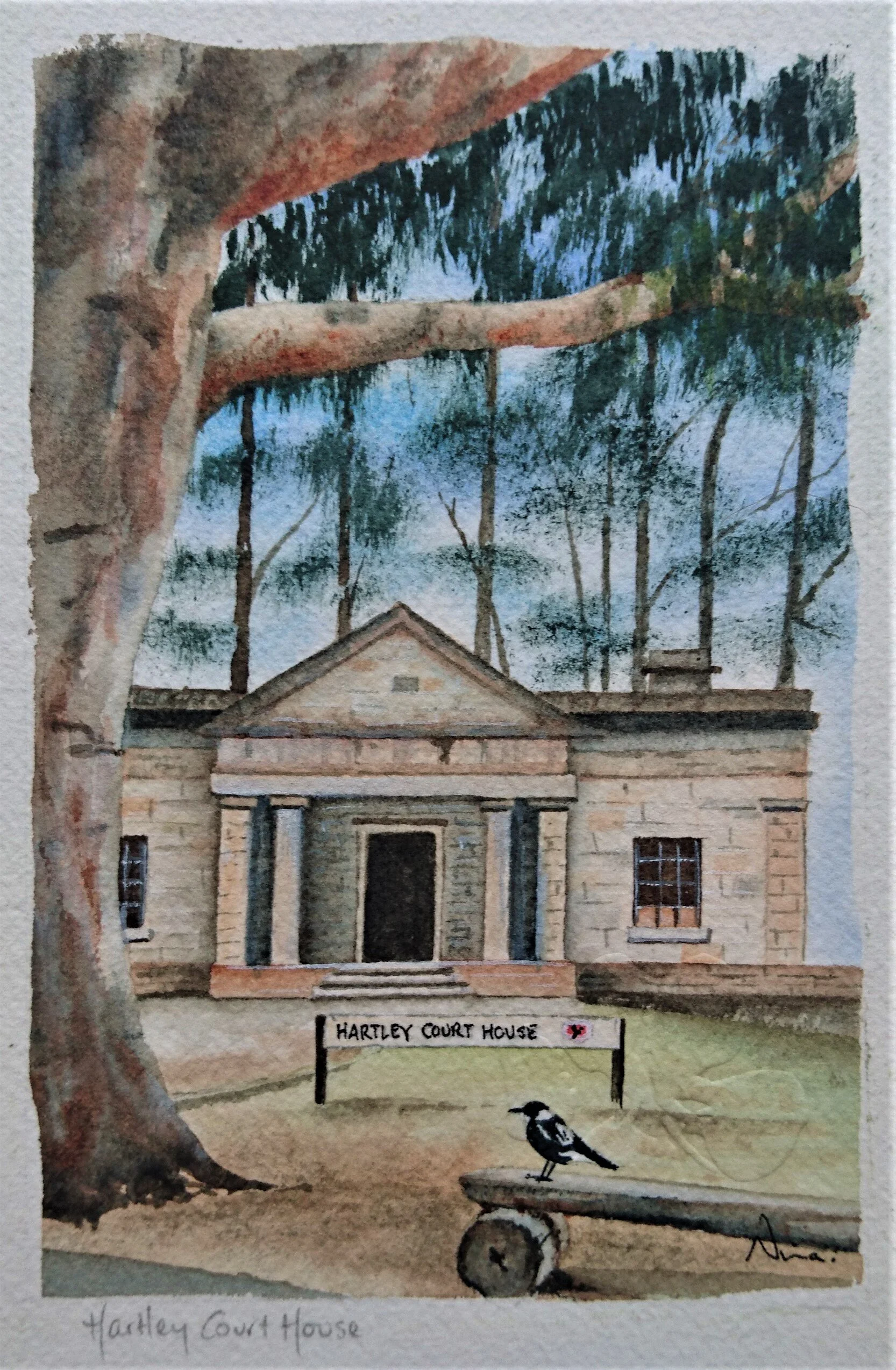 Watercolour Gallery: Shared Spaces, by Australian painter, Nina Paine ...