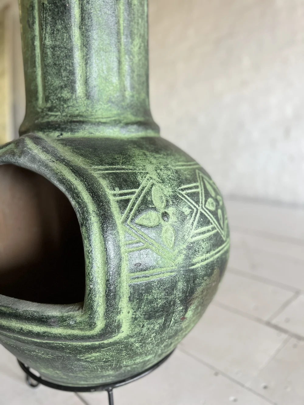 Mexican Clay Chiminea