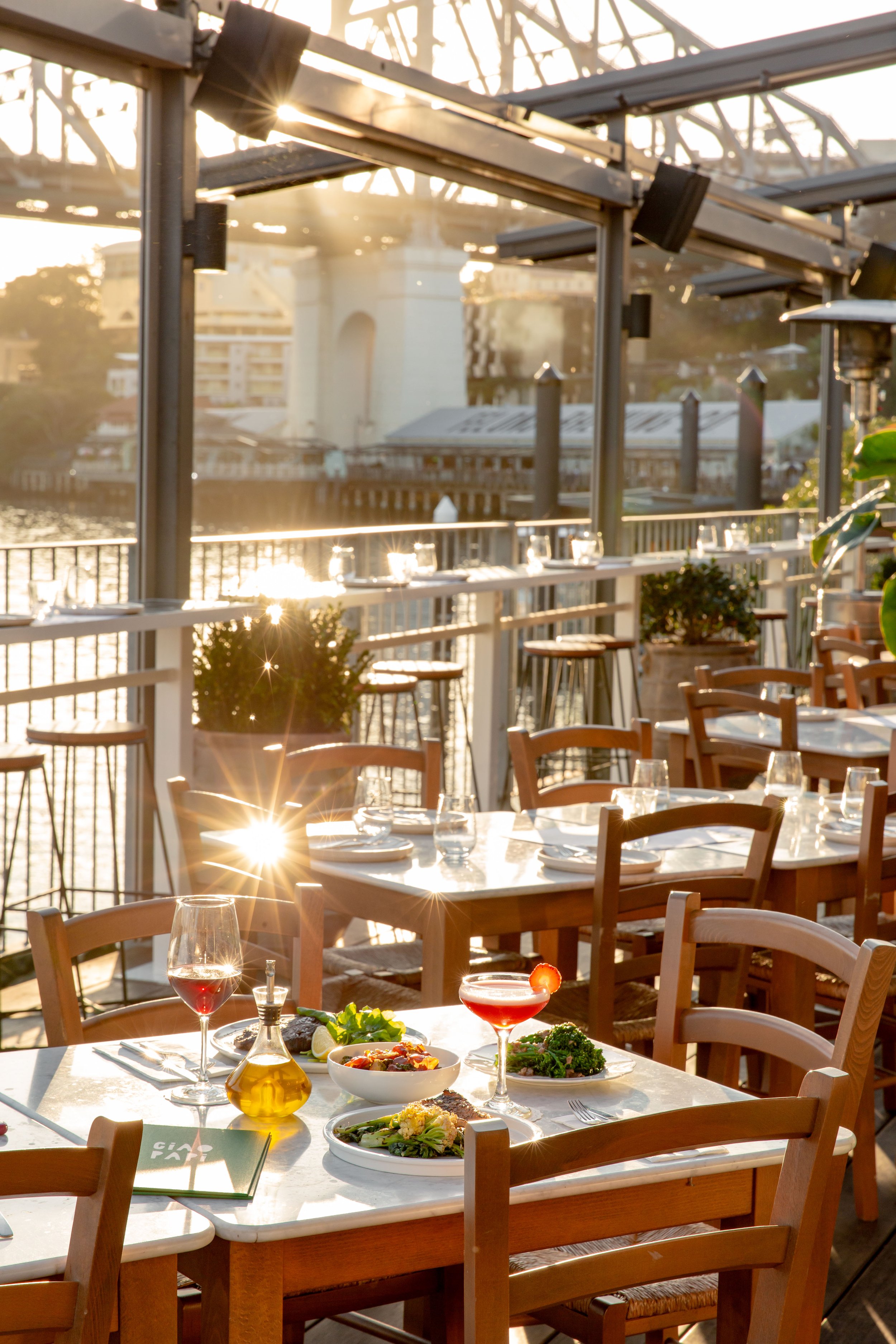 Waterfront Italian Restaurant In Brisbane - Ciao Papi