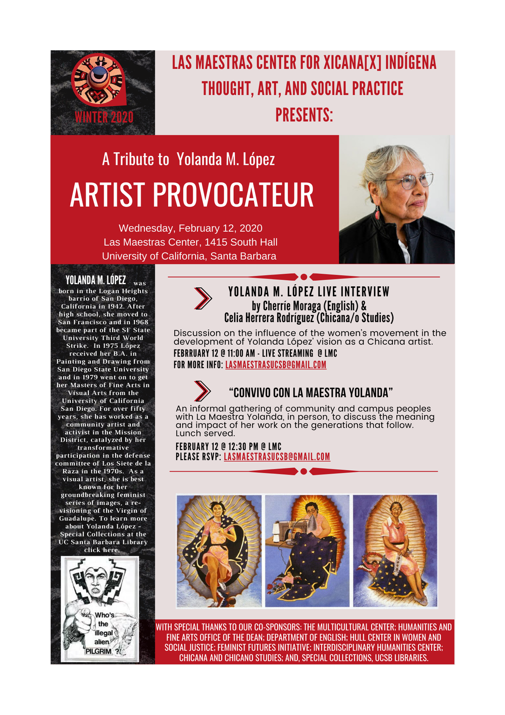 Yolanda Lopez — Las Maestras center