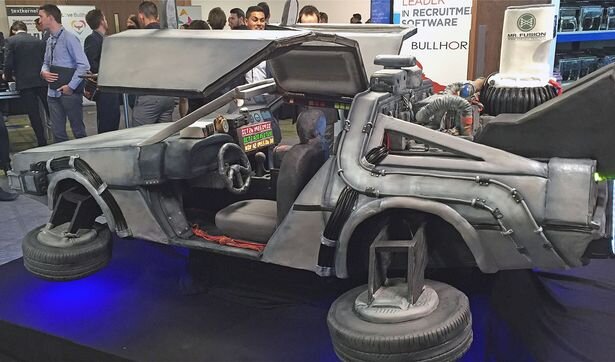 Life Size Delorean Time Machine Cake! Great Scott! — Delorean Time ...