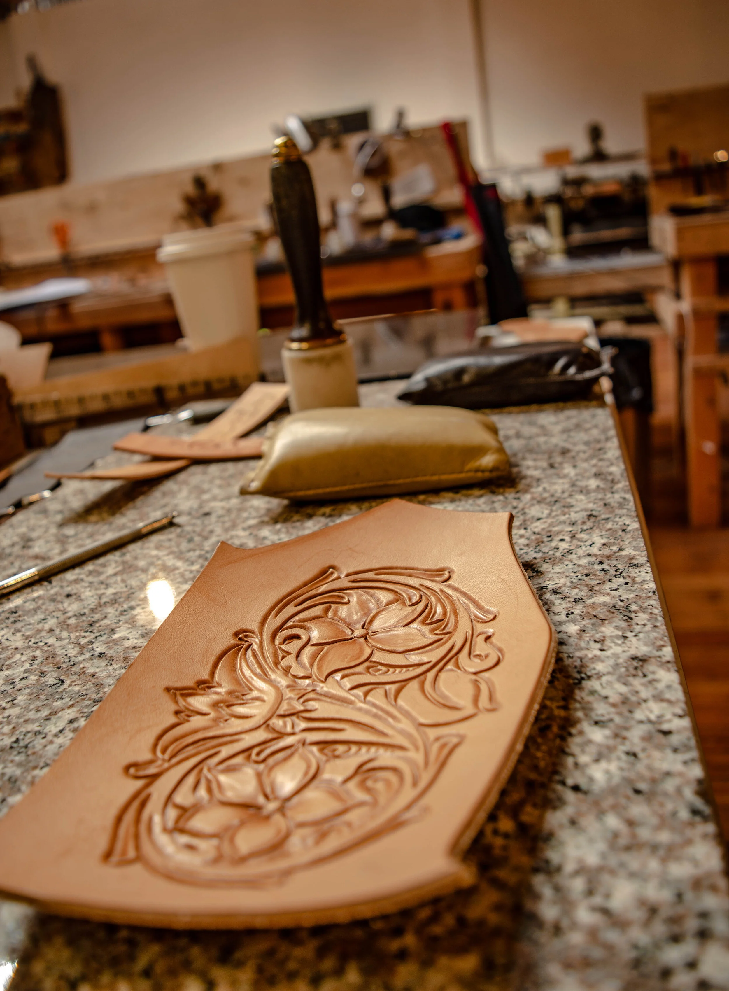 Floral Carving & Design — Alden's School of Leather Trades