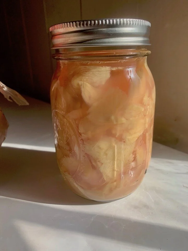PICKLED GINGER WITH HIBISCUS FLOWER — Southern Fried Witch