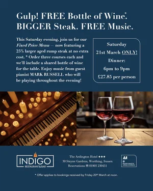 Indigo Restaurant | Worthing, West Sussex