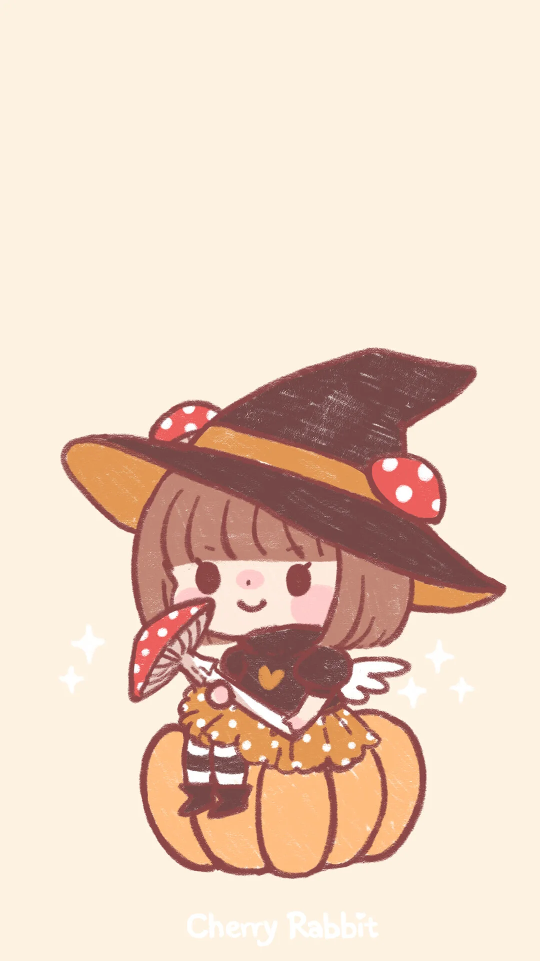 Mushroom Girl - Wallpapers — Cherry Rabbit