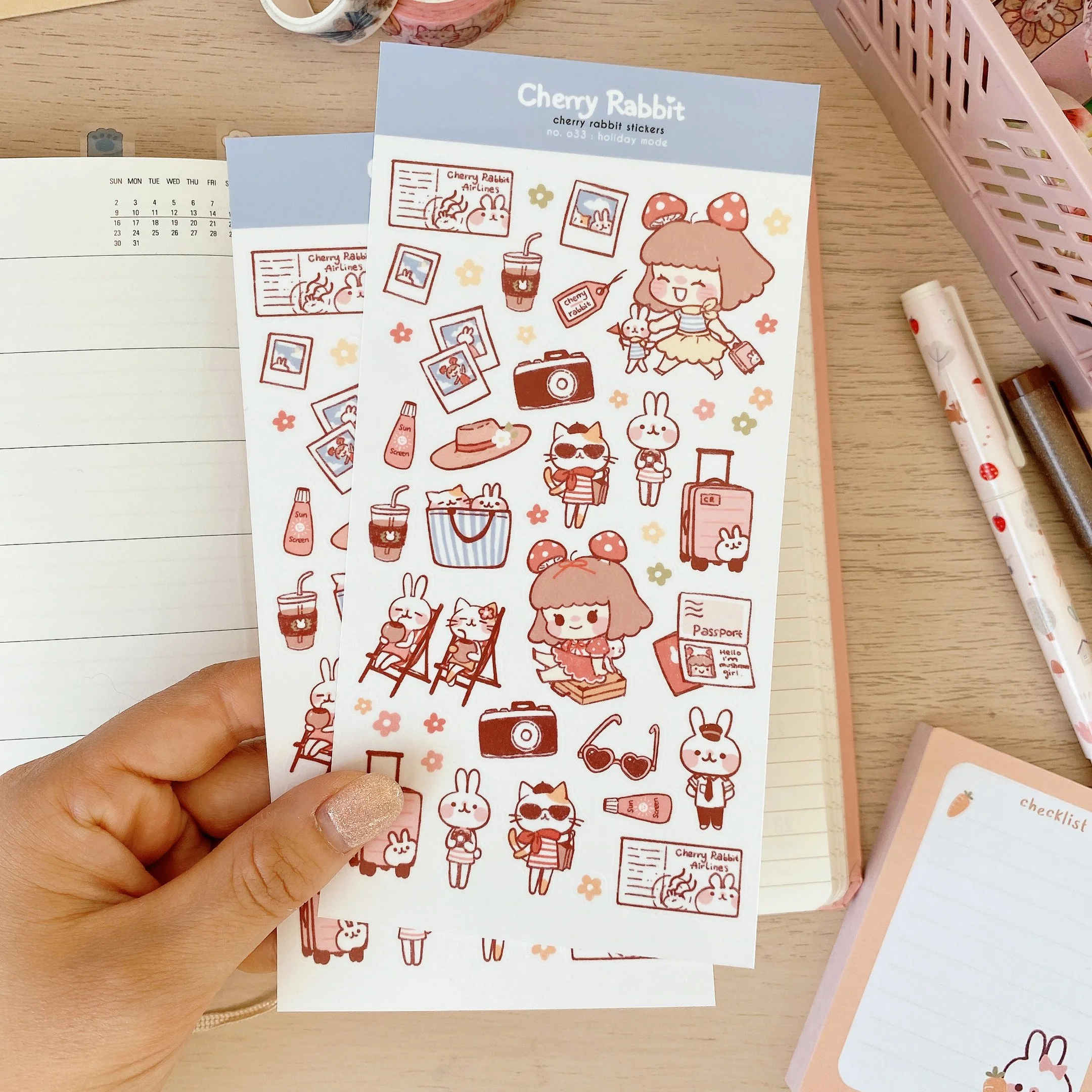 Studio Ghibli: Sticker Sheet — Cherry Rabbit