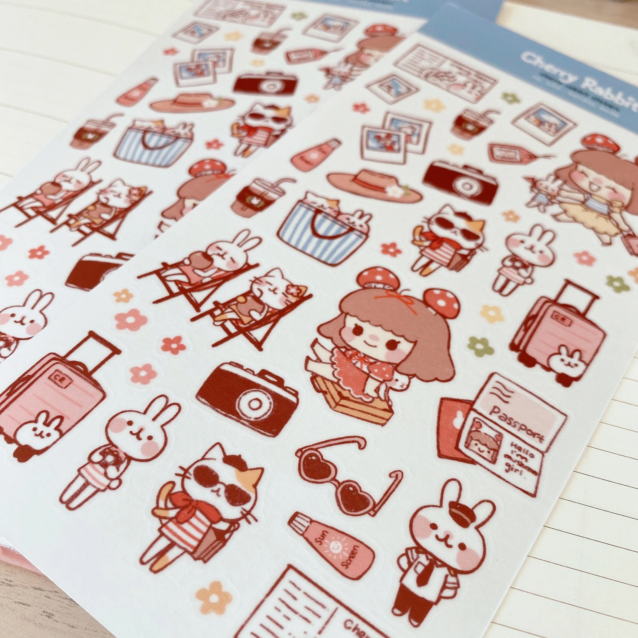 Studio Ghibli: Sticker Sheet — Cherry Rabbit