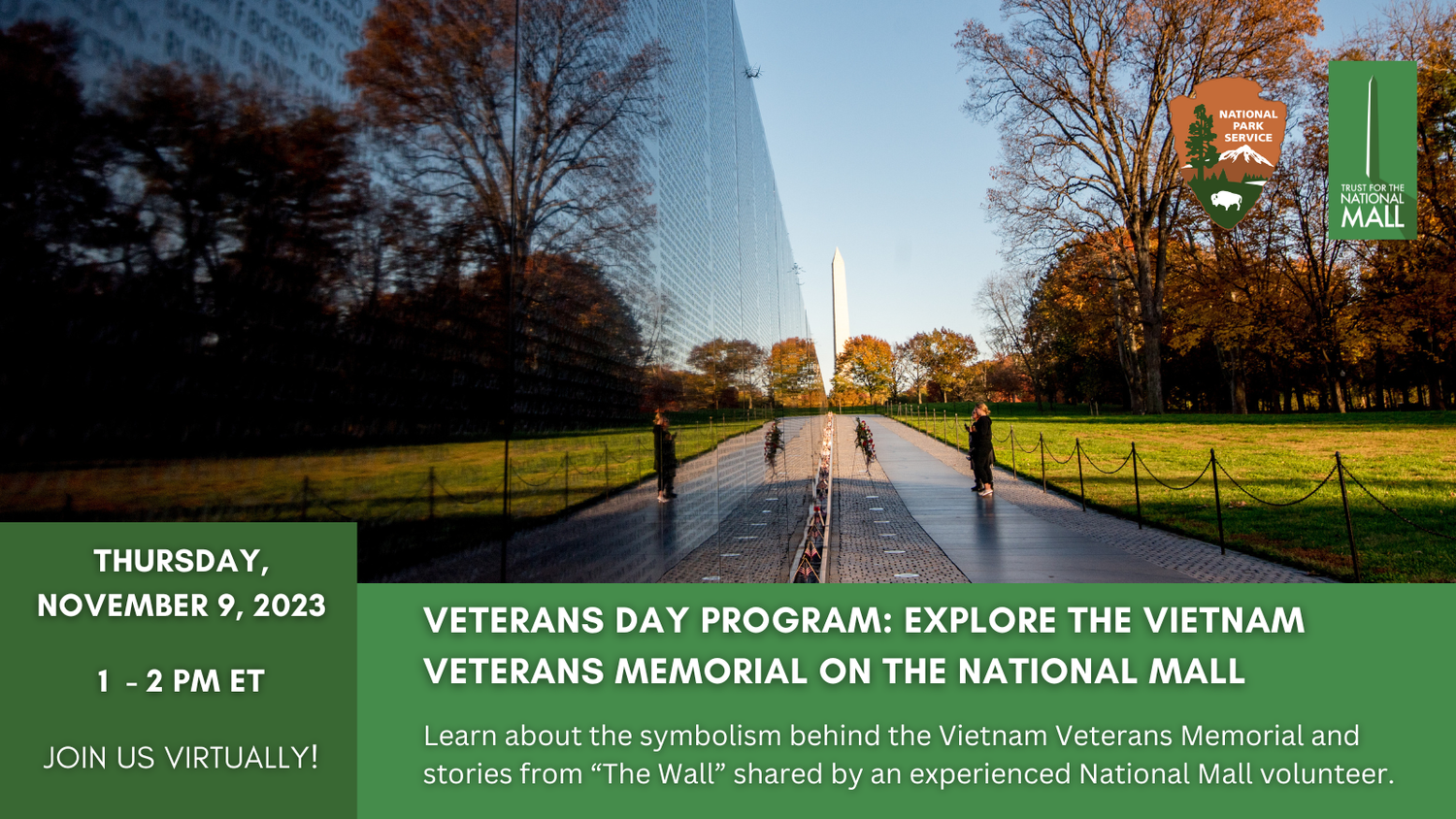 Veterans Day Program: Explore the Vietnam Veterans Memorial on the ...
