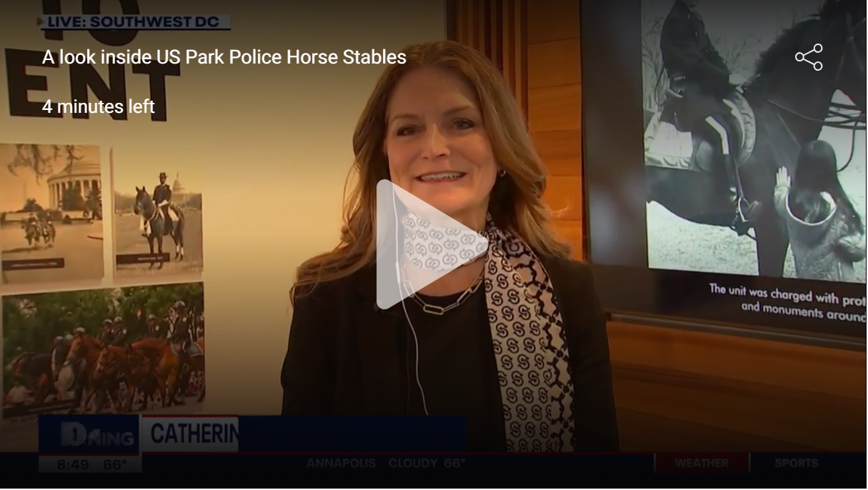Fox 5: A Look Inside the Newly Opened U.S. Park Police Horse Stables ...