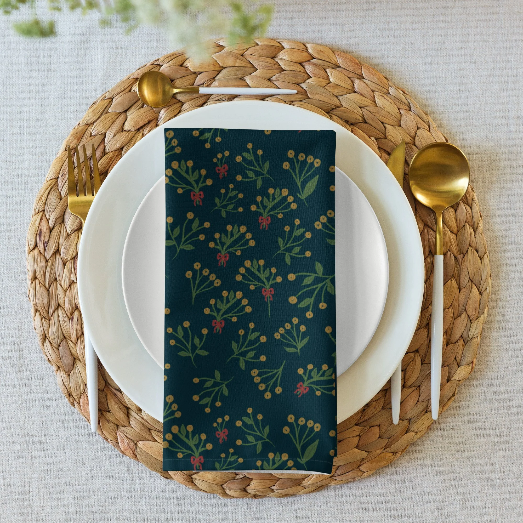 Tiny Hollys Cloth napkin set — my little buffalo