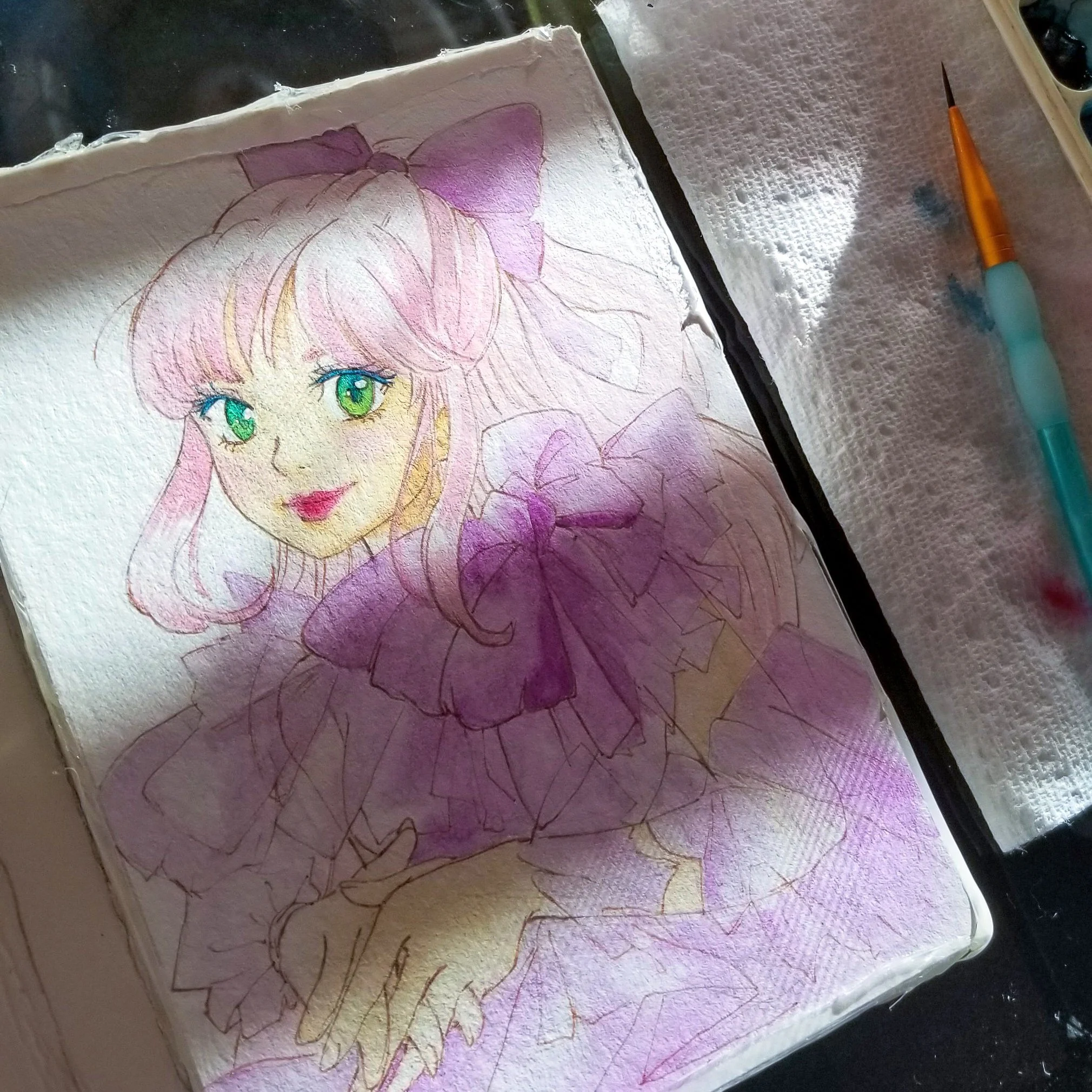 DIY Watercolour Block — Samantha Ashley Violette