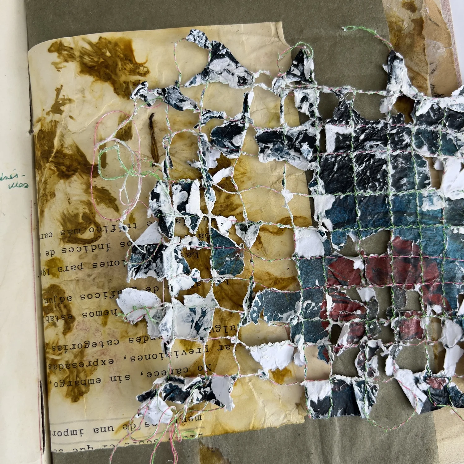 HOW TO MAKE PAPER NETTING LACE — FRANCISCA NUNES Mixed Media Nature Artist