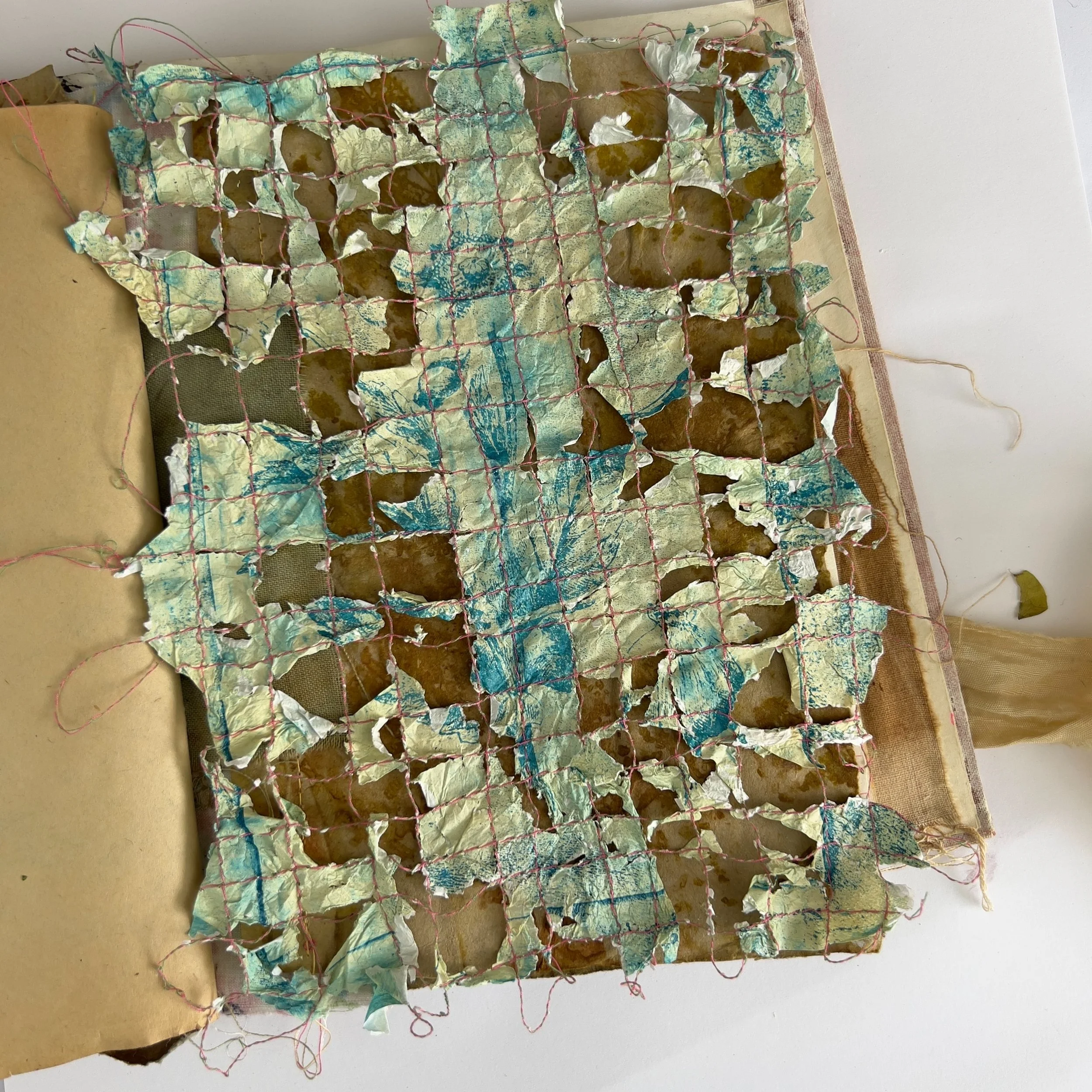 HOW TO MAKE PAPER NETTING LACE — FRANCISCA NUNES Mixed Media Nature Artist