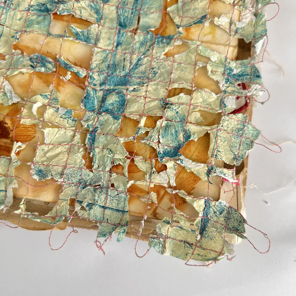 HOW TO MAKE PAPER NETTING LACE — FRANCISCA NUNES Mixed Media Nature Artist