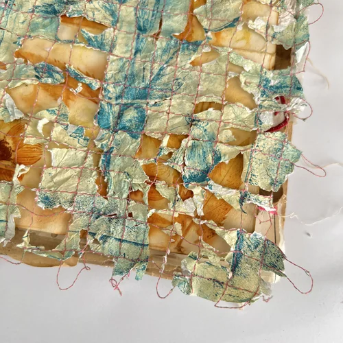 HOW TO MAKE PAPER NETTING LACE — FRANCISCA NUNES Mixed Media Nature Artist