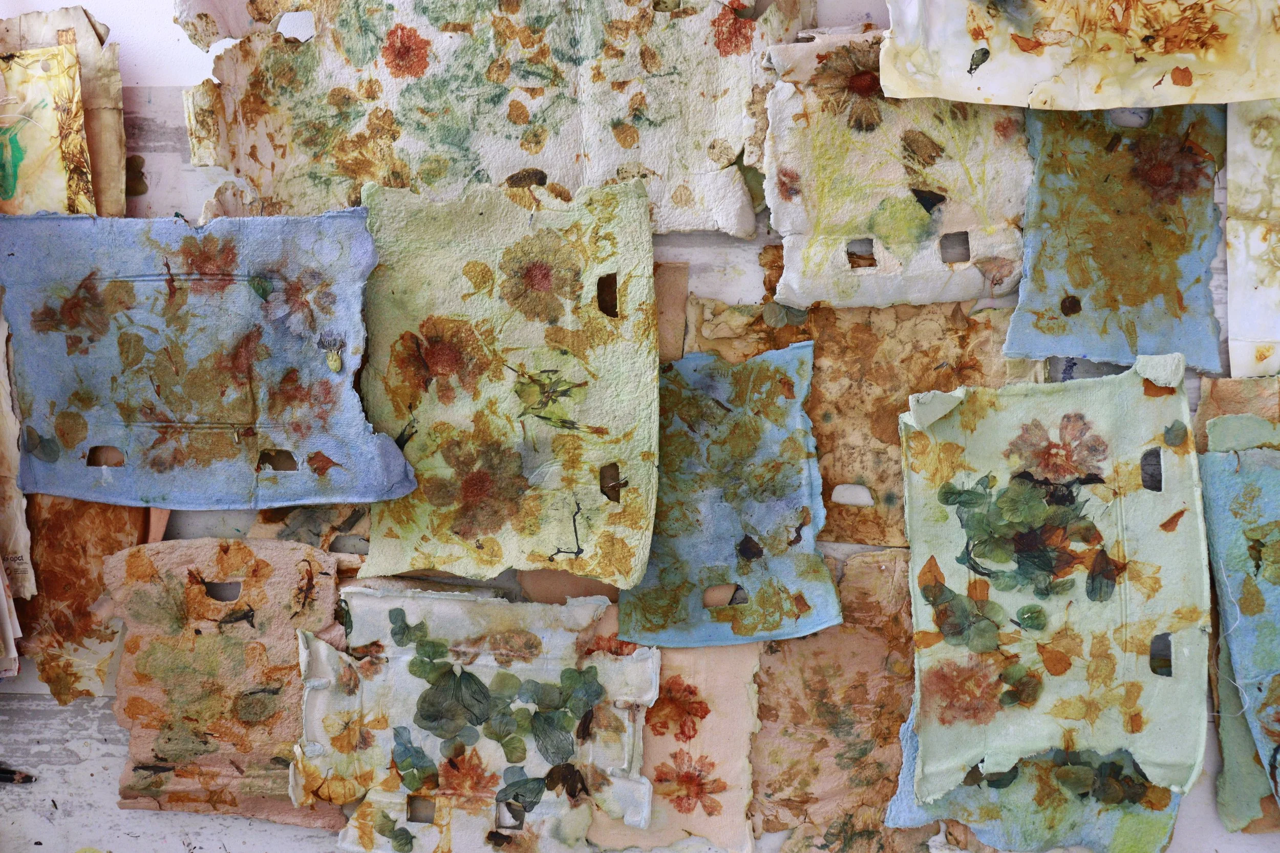 HOW TO ECOPRINT ON PAPER WITH FLOWERS — FRANCISCA NUNES Mixed Media ...