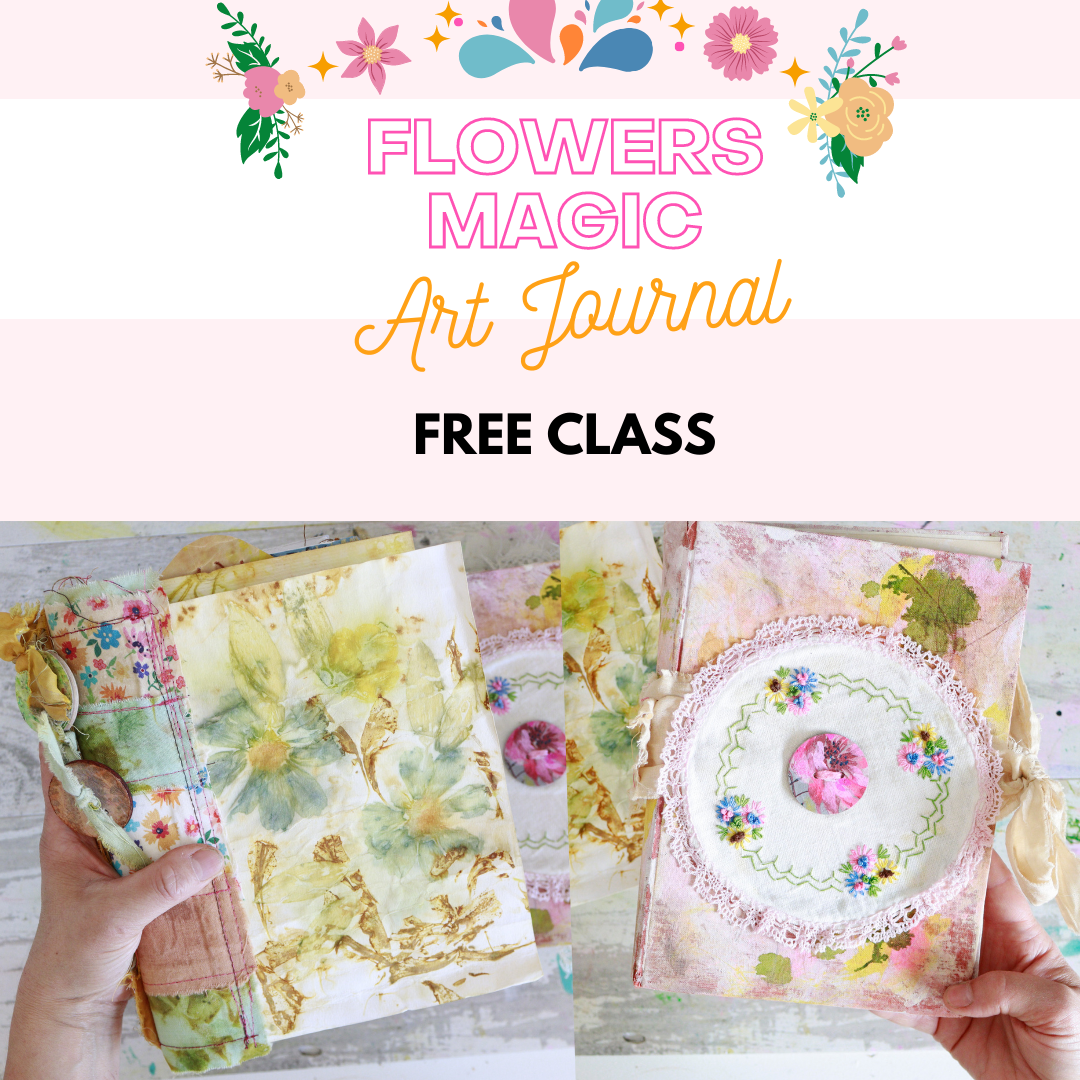 10 WAYS TO USE FLOWERS IN ART JOURNALING — FRANCISCA NUNES Mixed Media ...