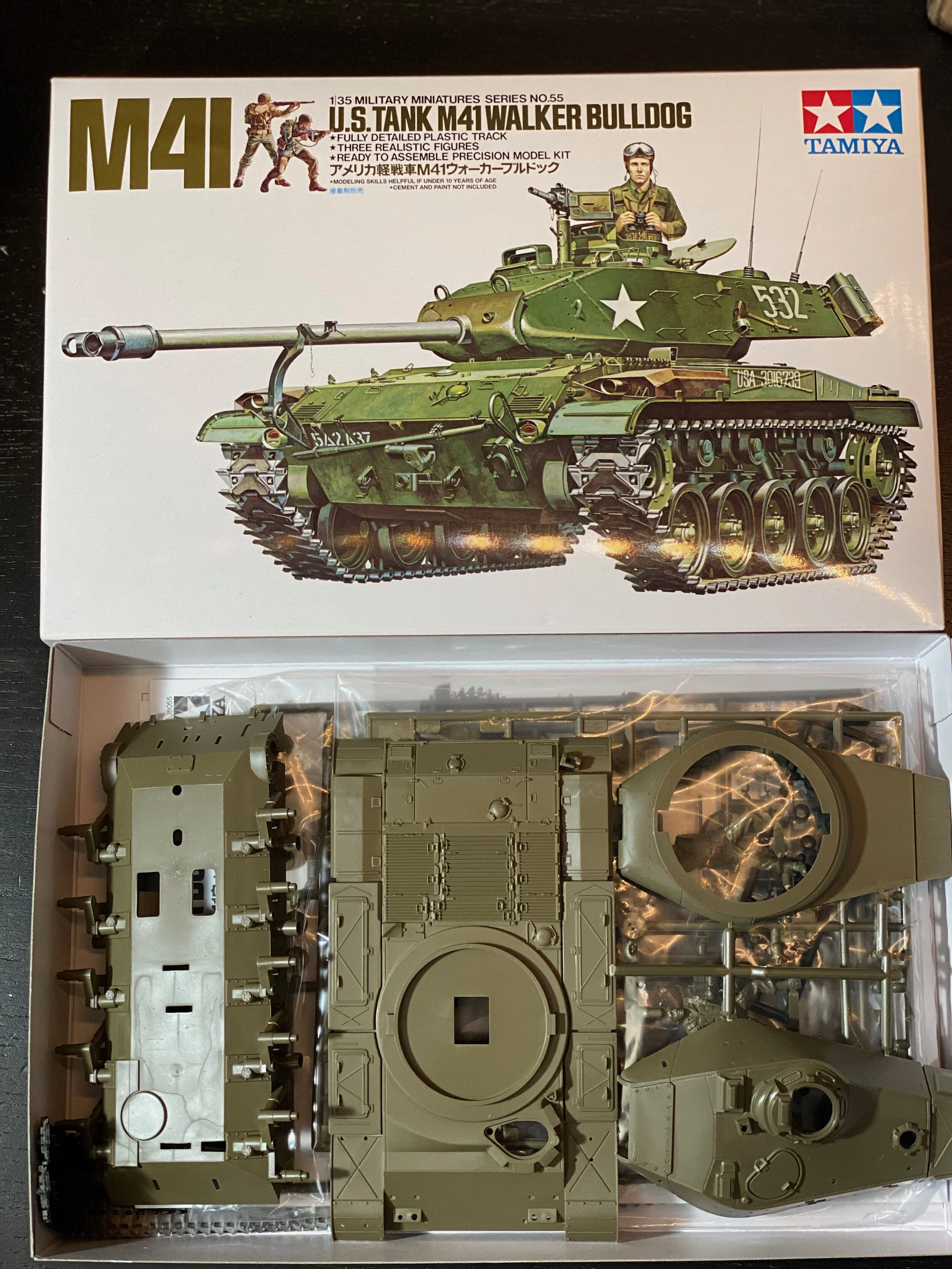 New armor this week! Build the classic Tamiya 1/35 M41 Walker Bulldog (No 55) — GAELHOBBIES