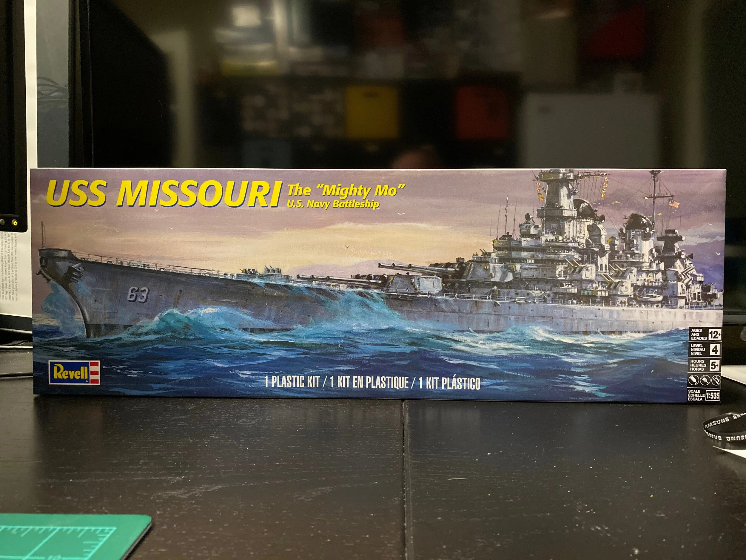 We welcome the 1/535 Revell USS Missouri "Mighty Mo" Battleship kit to ...