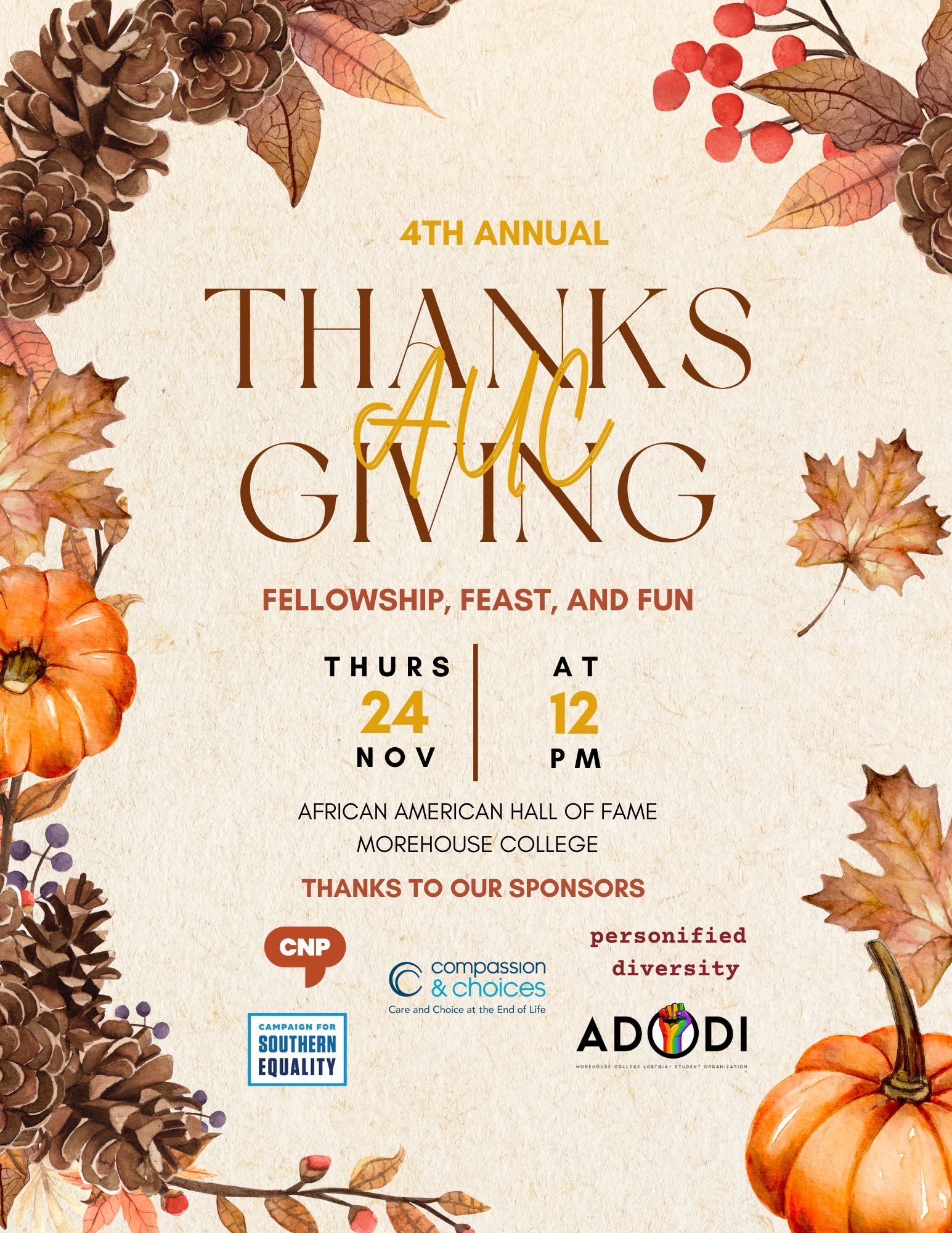 Atlanta University Center (AUC) Thanksgiving: An LGBTQ Ministry of Food ...