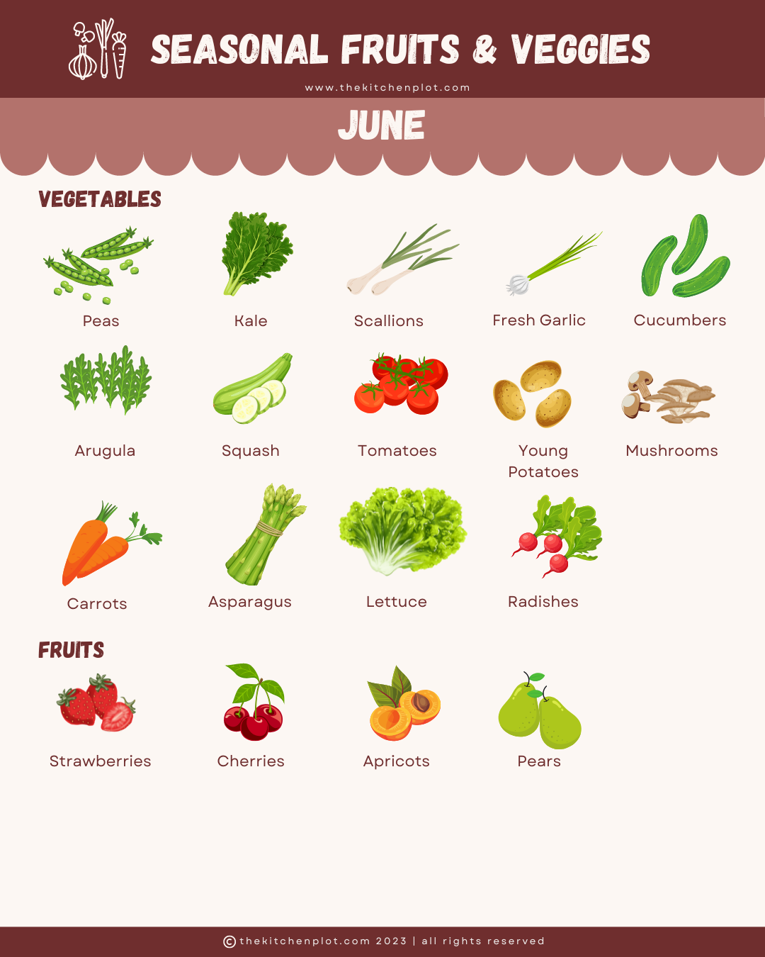Seasonal Produce — The Kitchen Plot
