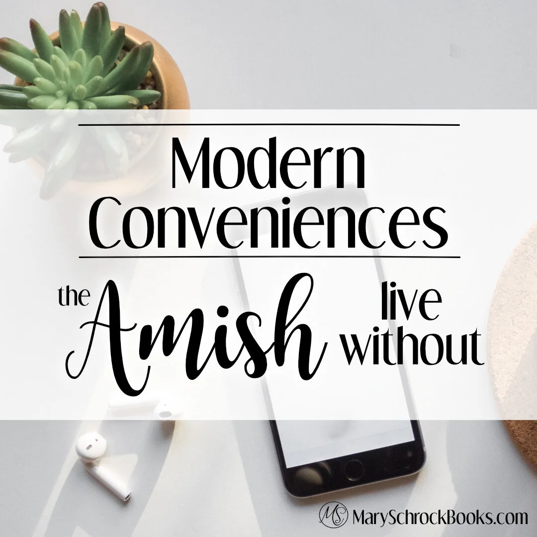 Modern Conveniences the Amish Live Without — Mary Schrock Books