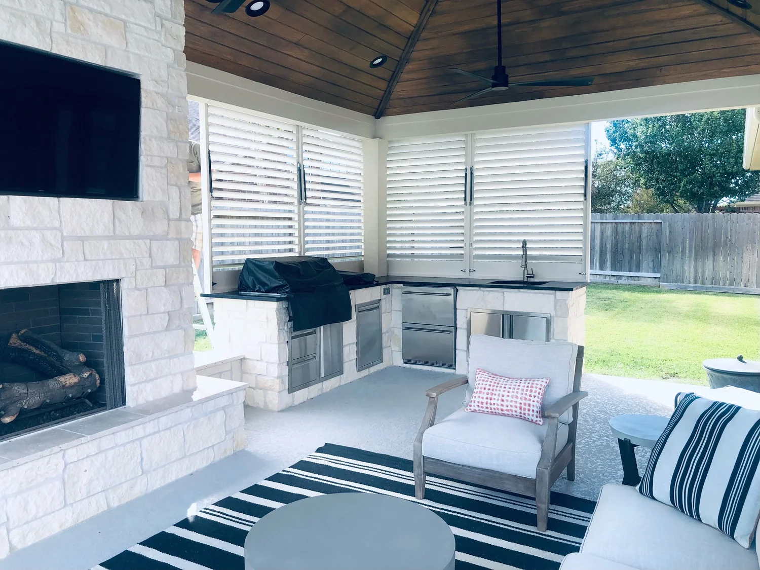 Aluminum Bahama & Bermuda Shutters Texas & Nationwide — Texas Outdoor ...