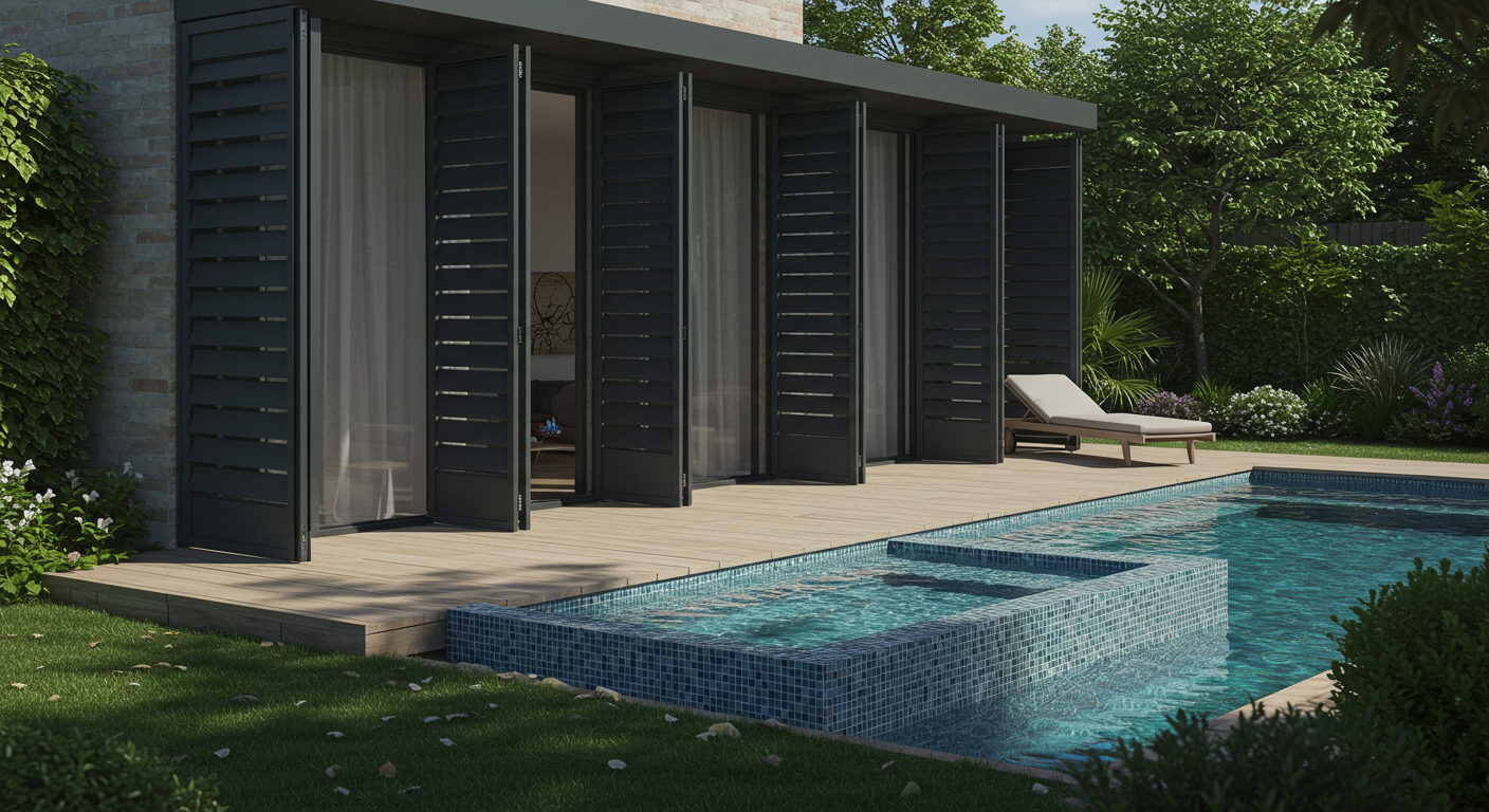 Aluminum Bi-Fold & Multi-Fold Shutters Texas & Nationwide — Texas ...