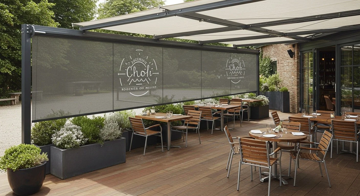Printed Exterior Shades Texas & Nationwide | Custom Outdoor Designs ...