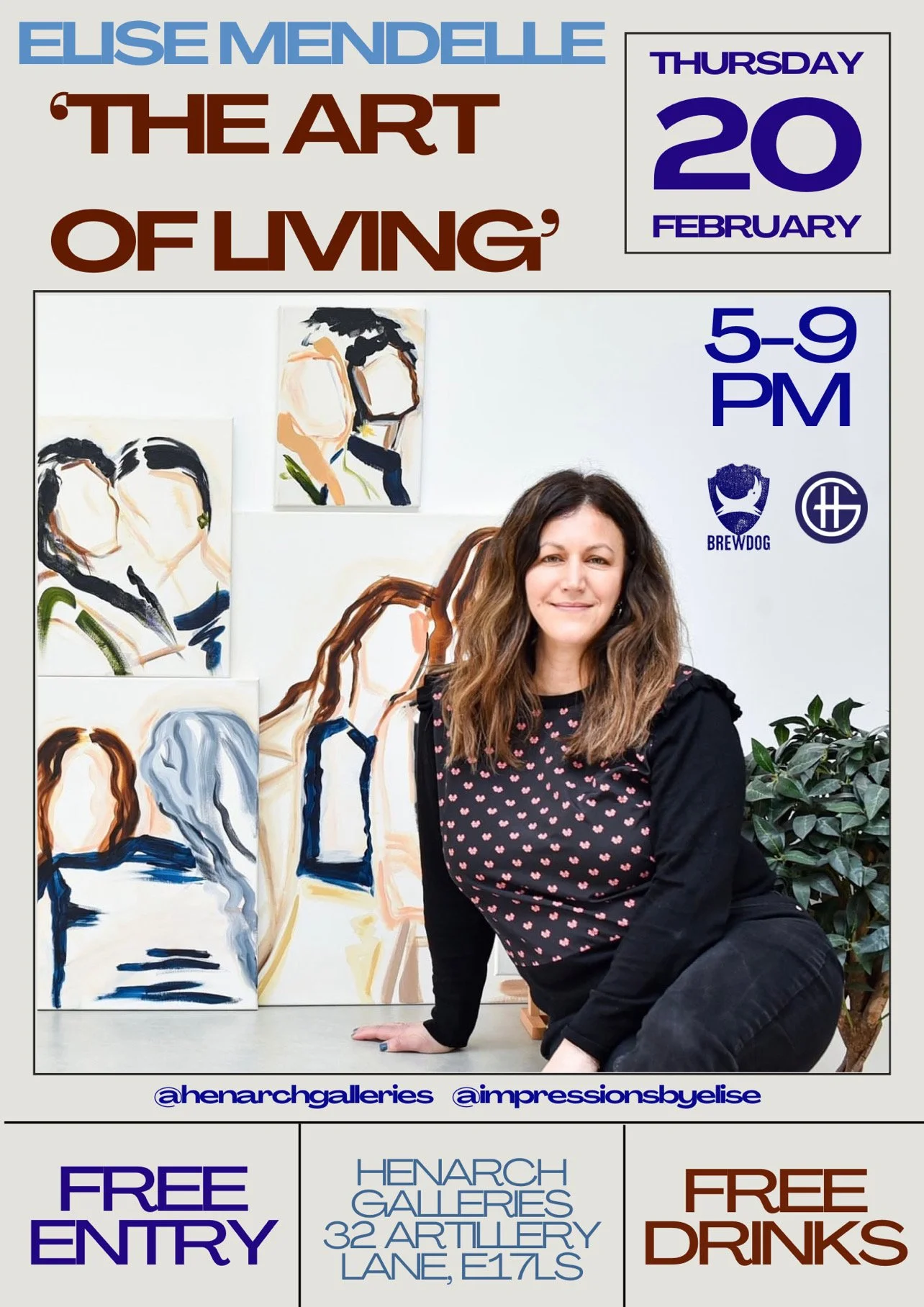 The Art of Living - a solo show — Elise Mendelle Figurative Art for the ...