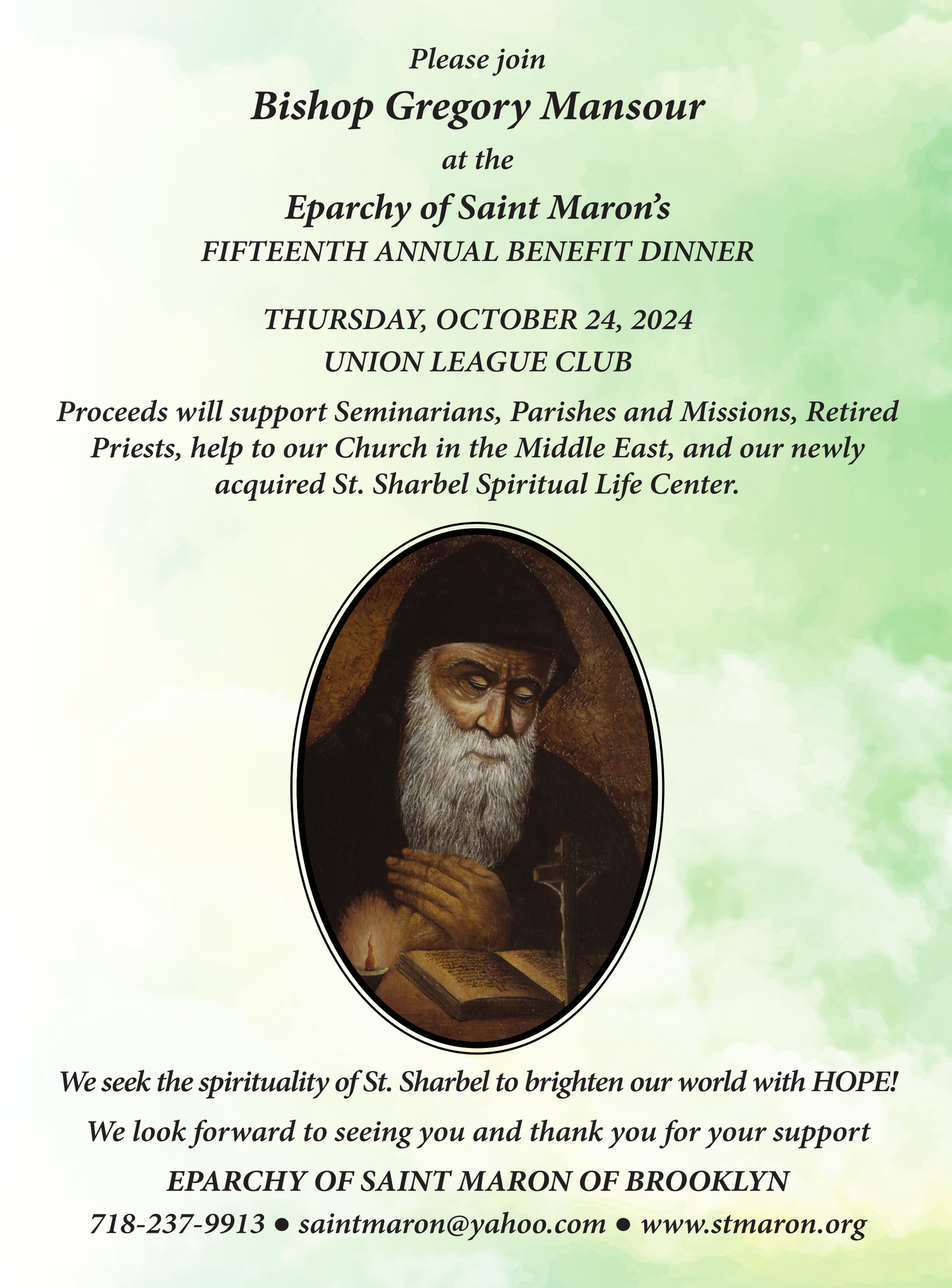 Eparchial Benefit — Eparchy of Saint Maron of Brooklyn