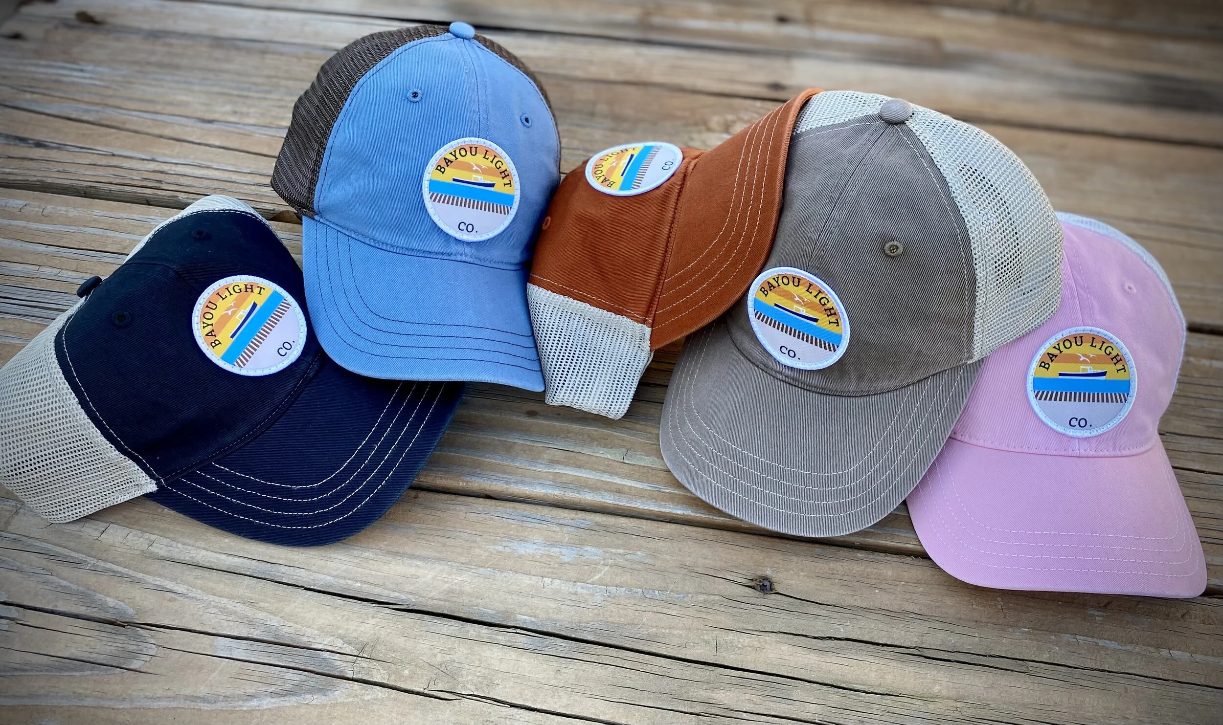 Unstructured "Shrimp Boat" Patch Hat — Bayou Light