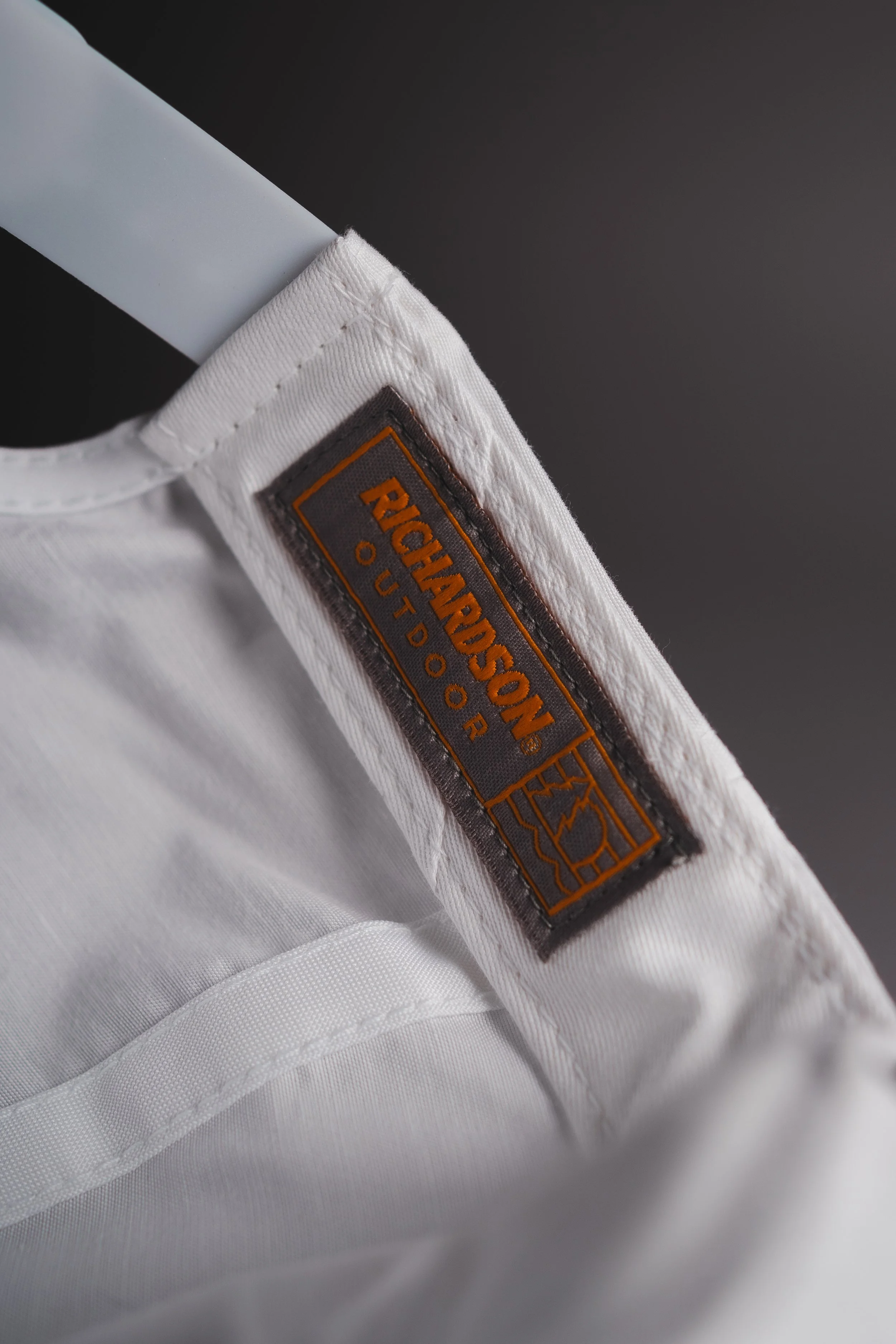 White "Duck Hunt" Soft Structured Patch Hat — Bayou Light