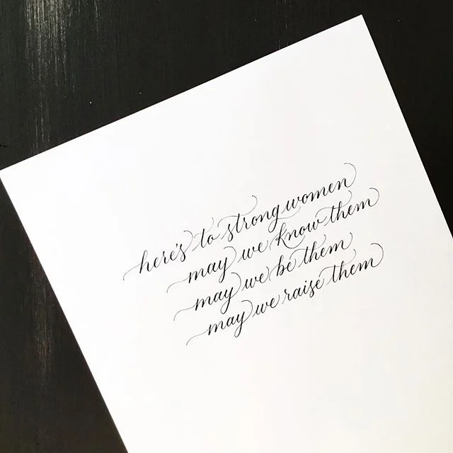 Calligraphy Portfolio — Jones Calligraphy