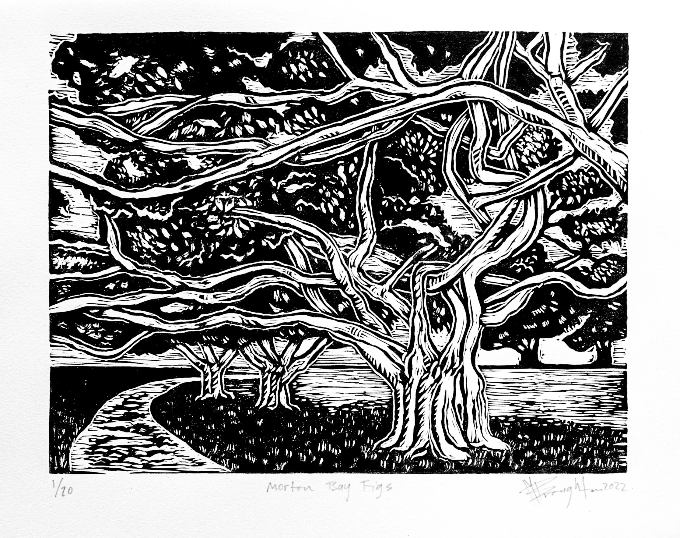 Australian Linocut Prints For Sale - Matt Broughton